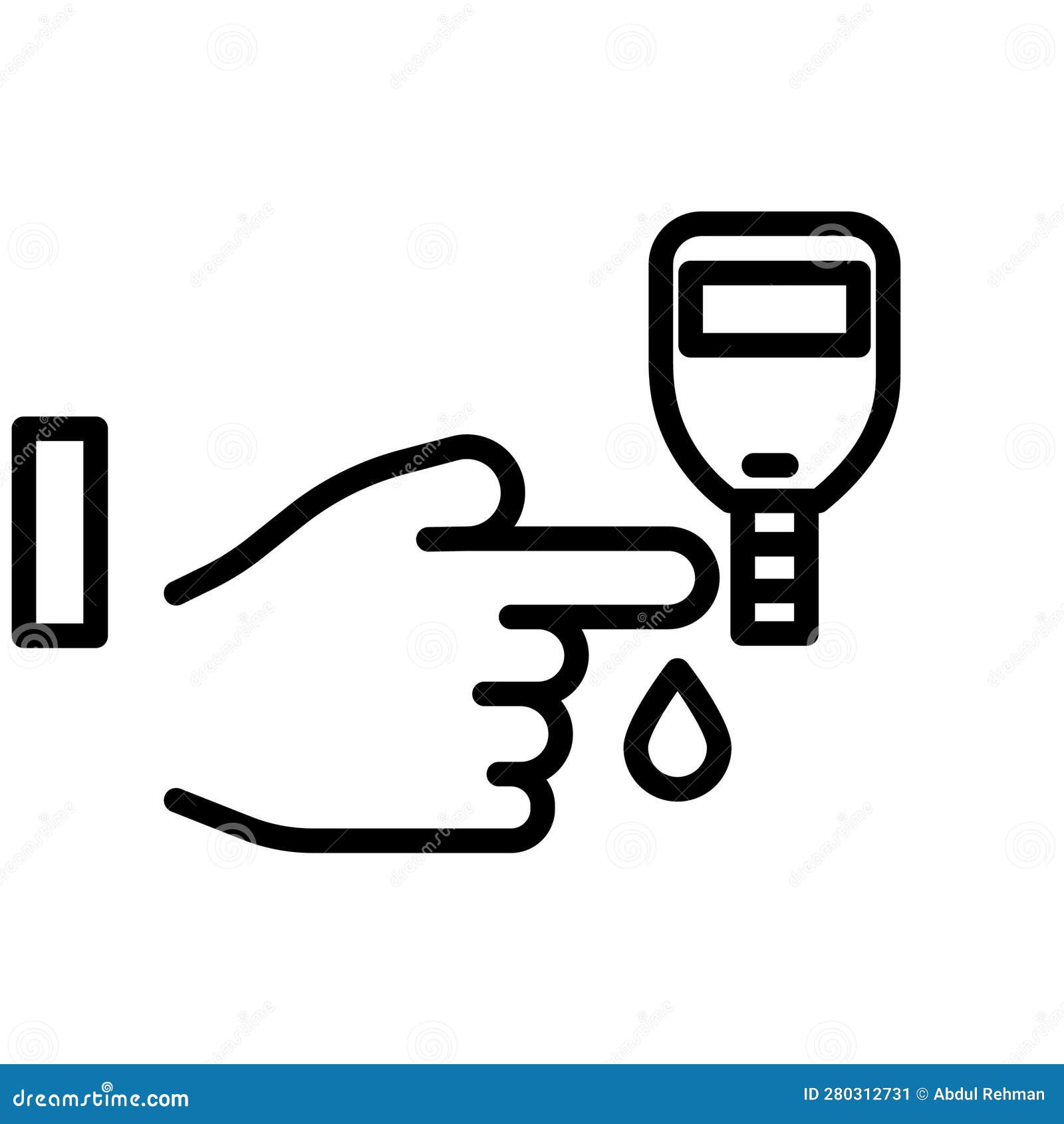 Blood Picker Vector Icon Easily Modify. Stock Vector - Illustration of ...
