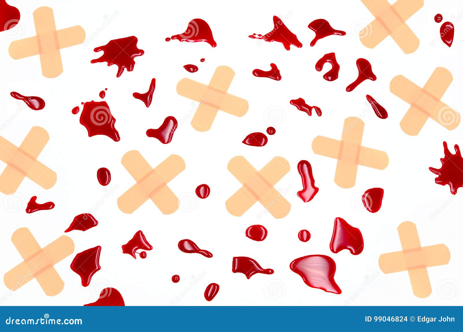 Blood and plaster stock photo. Image of background, emergency - 99046824