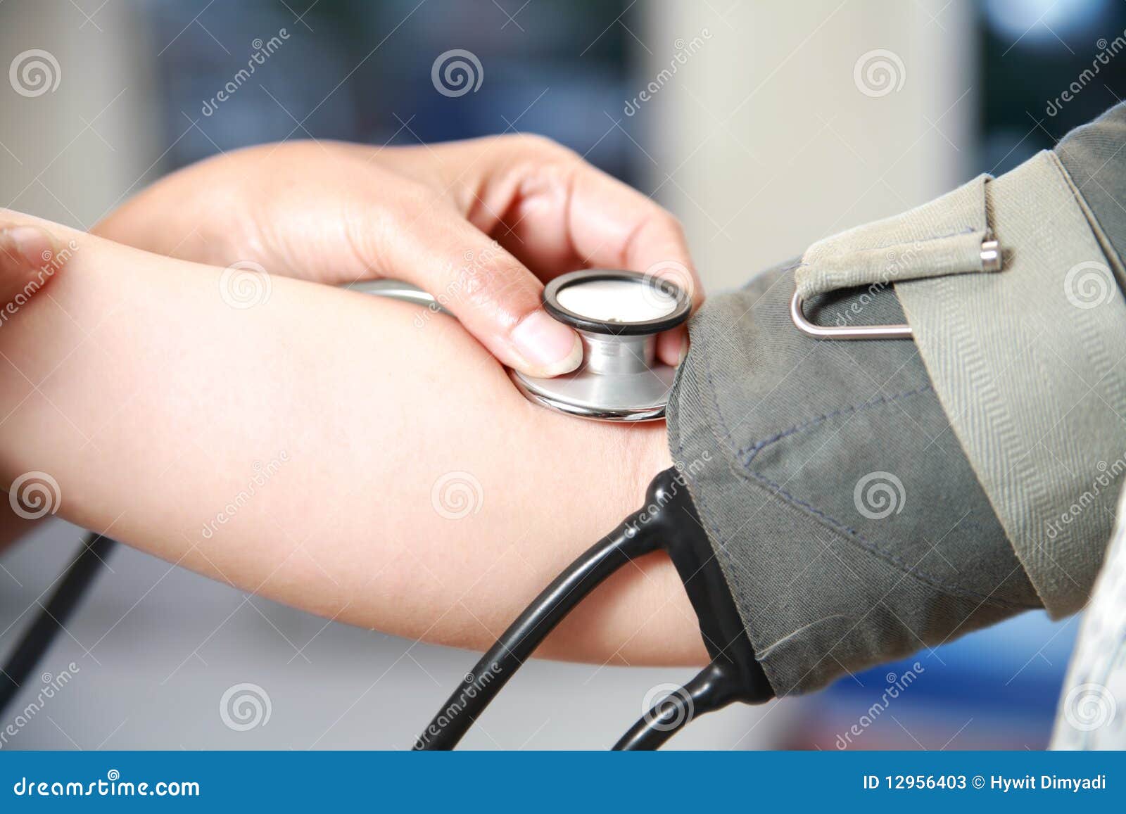 Blood pressure check up stock image. Image of medicine - 12956403