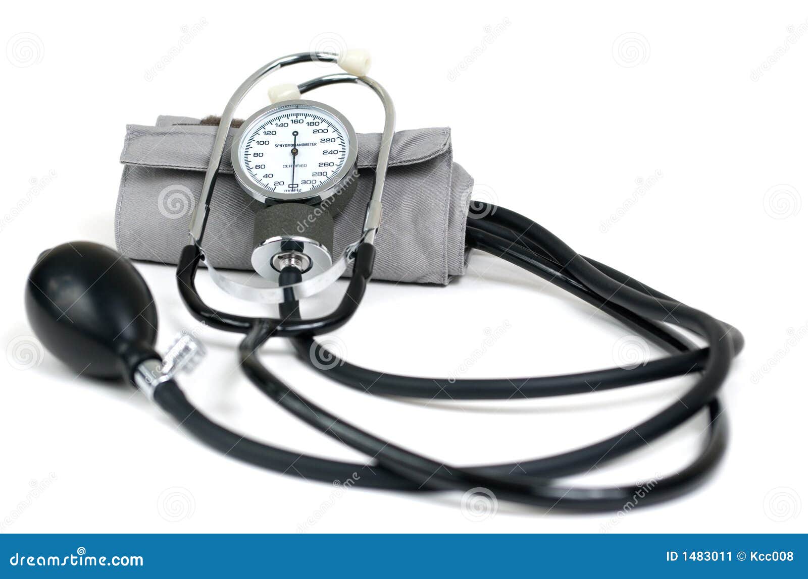 Blood pressure cuff stock image. Image of closeup, manual - 1483011