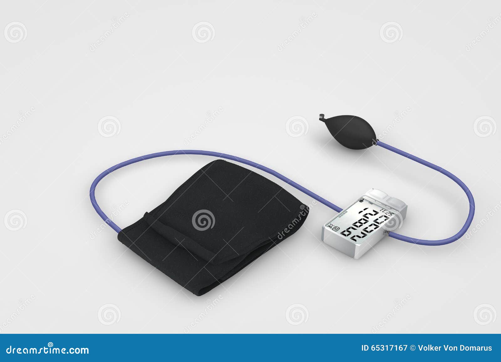 Blood Pressure Cuff stock illustration. Illustration of meter - 65317167