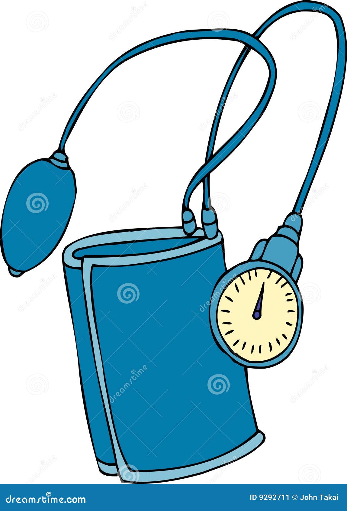 Blood Pressure Device stock vector. Illustration of decoration - 9292711