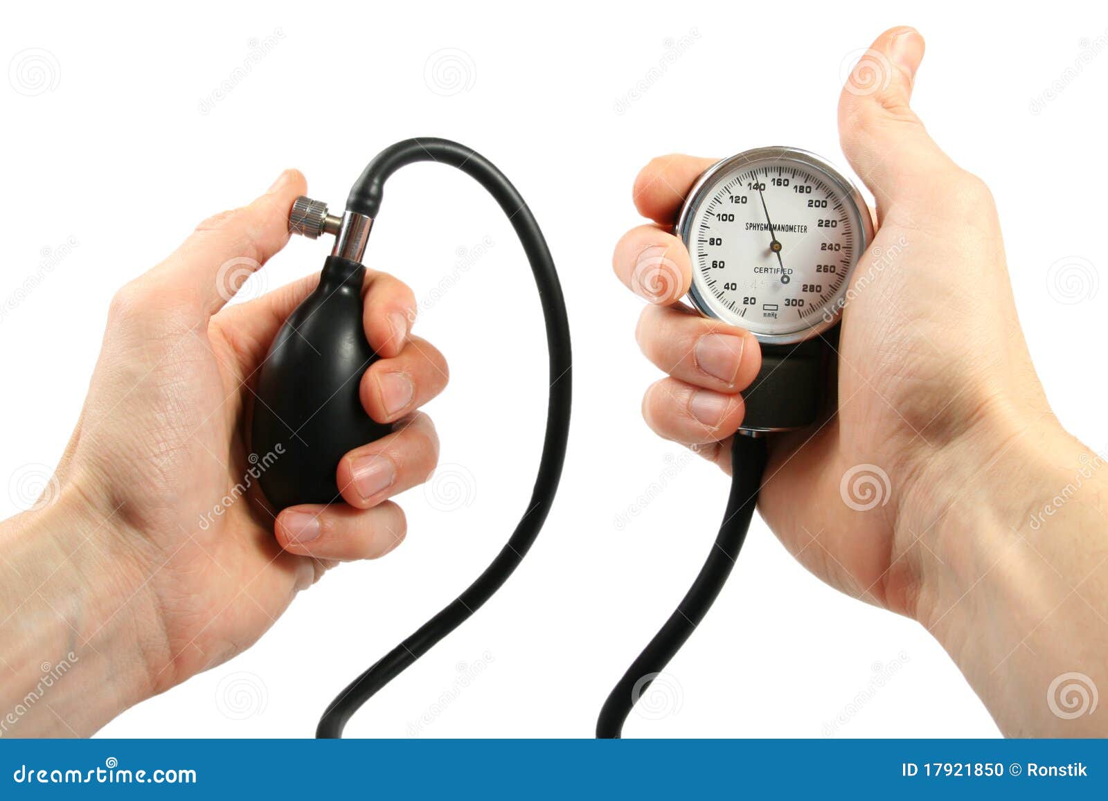 Blood Pressure Gauge in the Hands Stock Photo - Image of hypertension ...