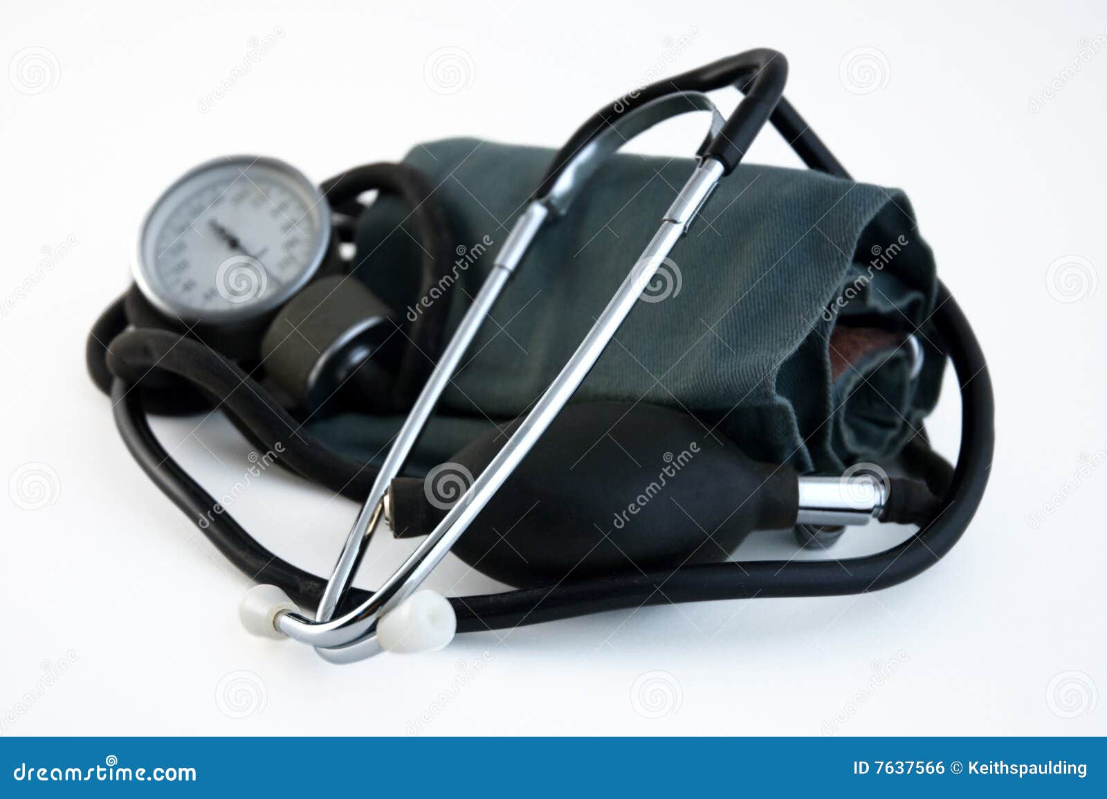 Blood Pressure Stethoscope stock photo. Image of equipment - 7637566