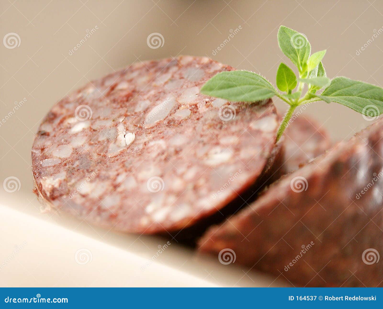 Blood pudding stock image. Image of beauty, sausage, blue - 164537