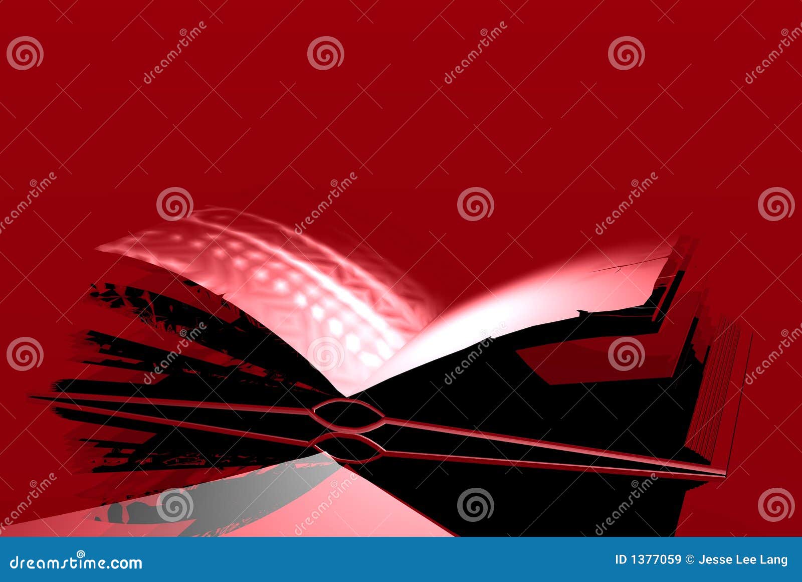Blood red book stock illustration. Illustration of metal - 1377059