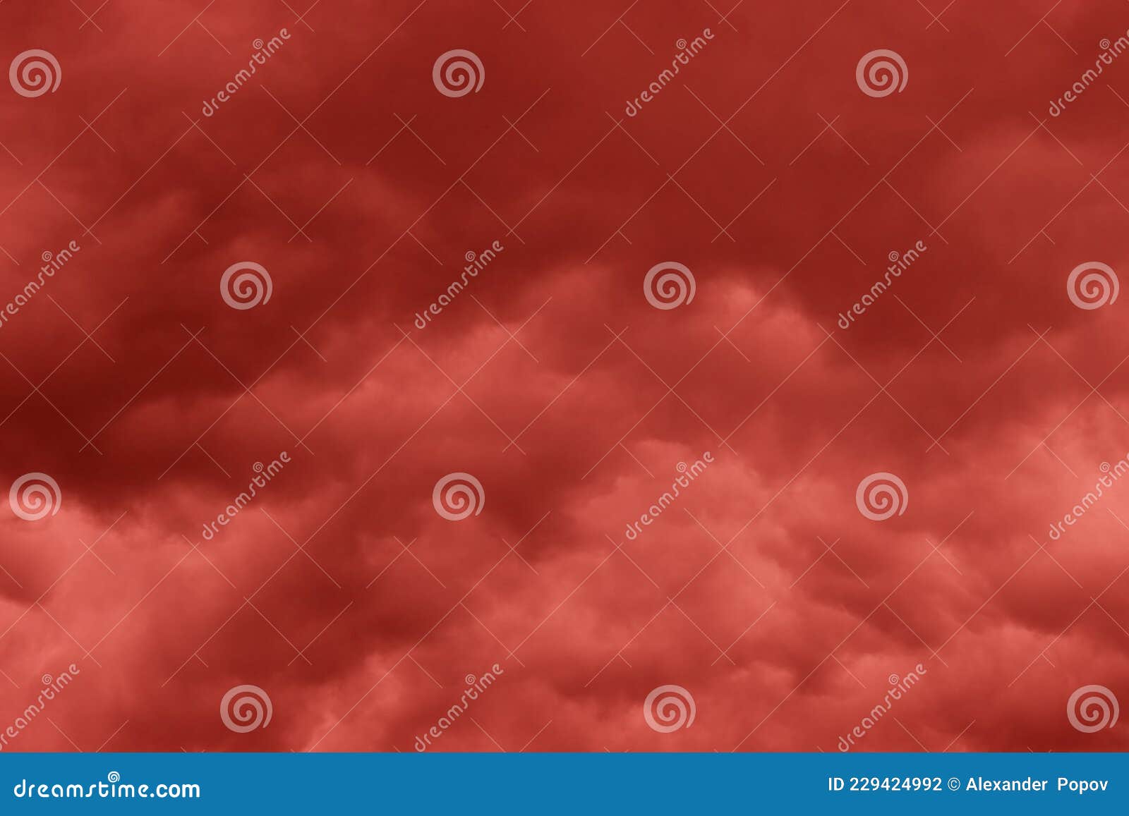 Blood Red Clouds in the Sky Stock Photo - Image of clouds, sunset ...
