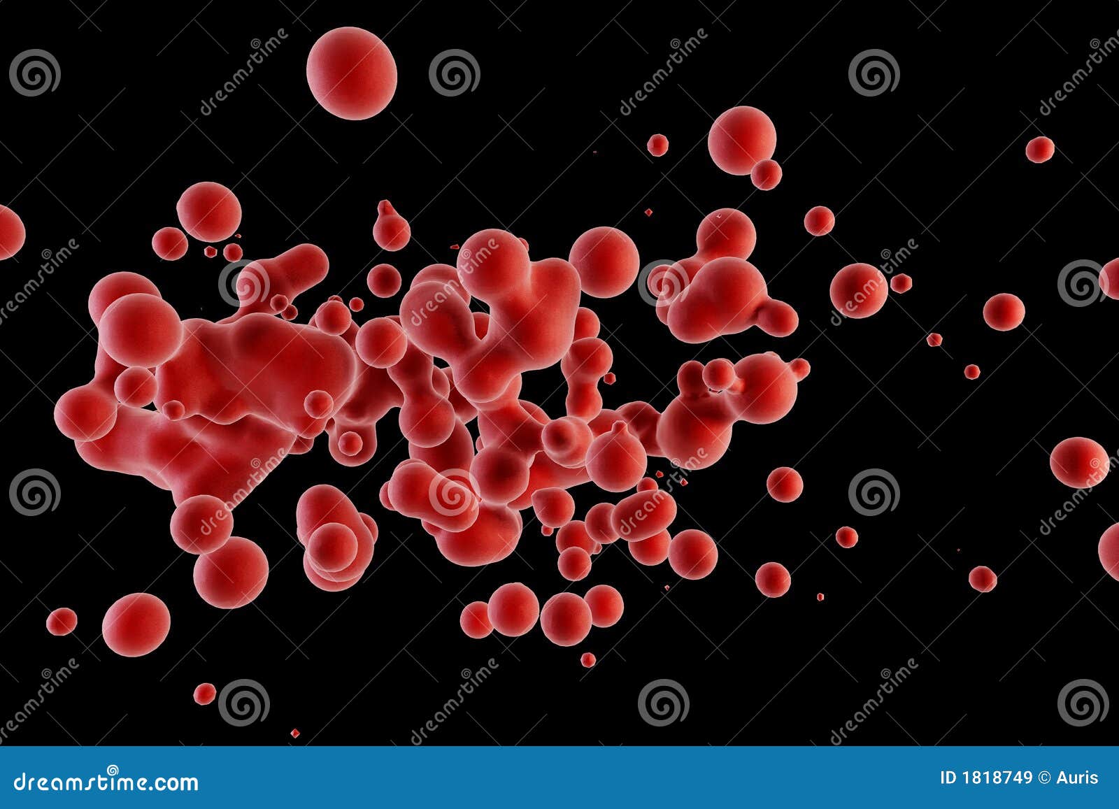 Blood red corpuscles stock illustration. Illustration of analysis - 1818749