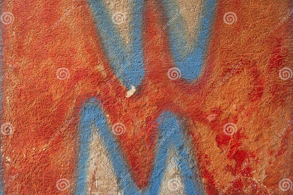 Blood red graffiti stock photo. Image of vandalism, montenegro - 16871112