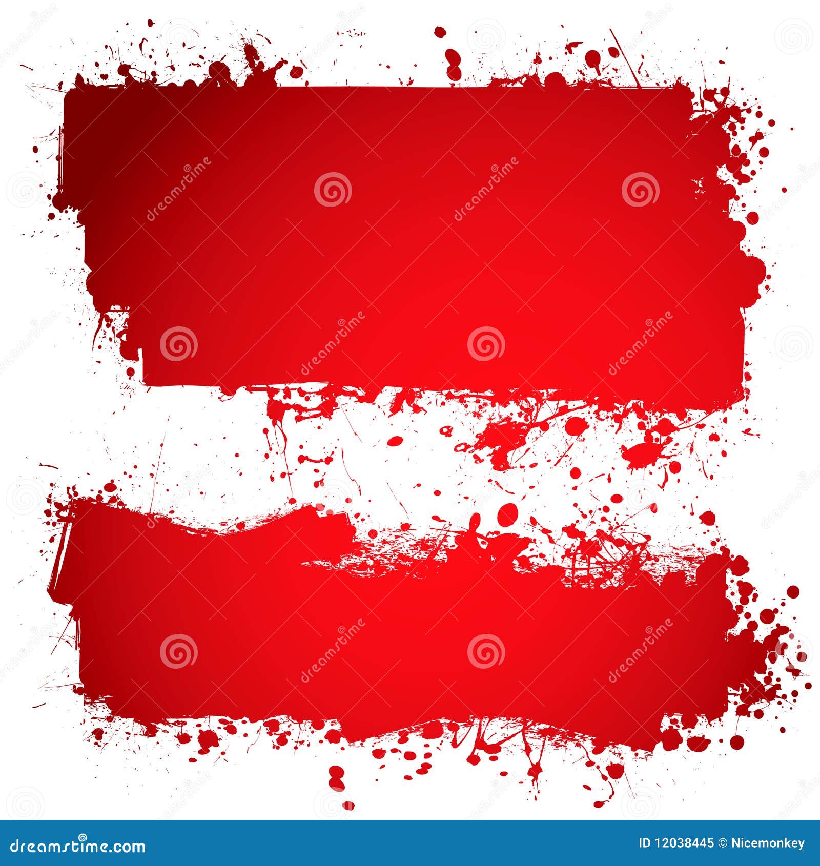 Blood Banner Red Vector Illustration | CartoonDealer.com #11123094