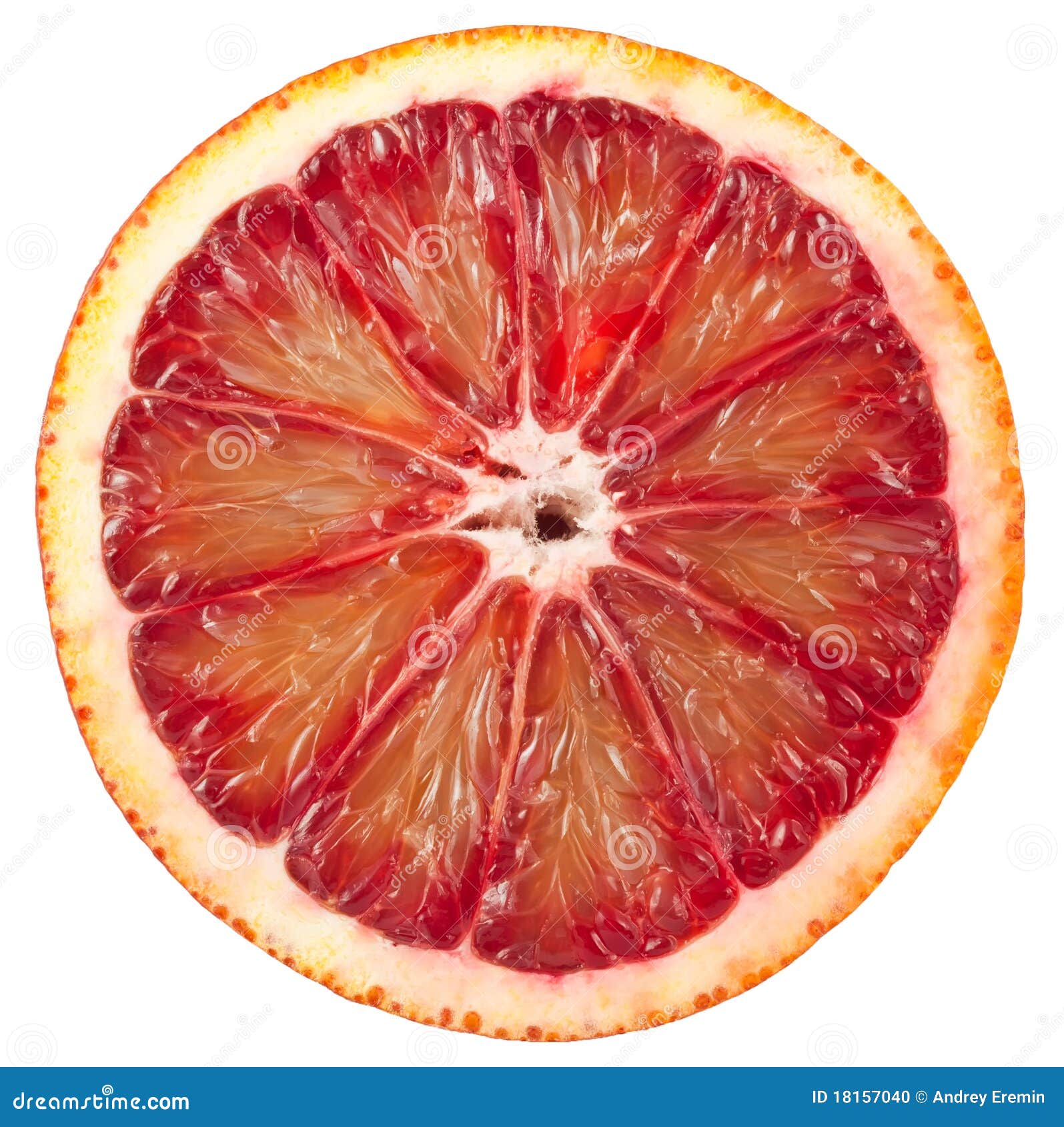 Blood red orange slice stock photo. Image of vibrant - 18157040