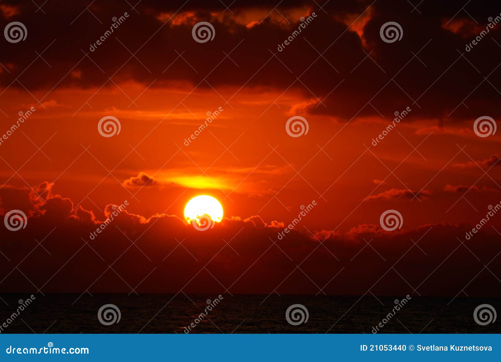 Blood-red sunset stock photo. Image of white, drive, black - 21053440