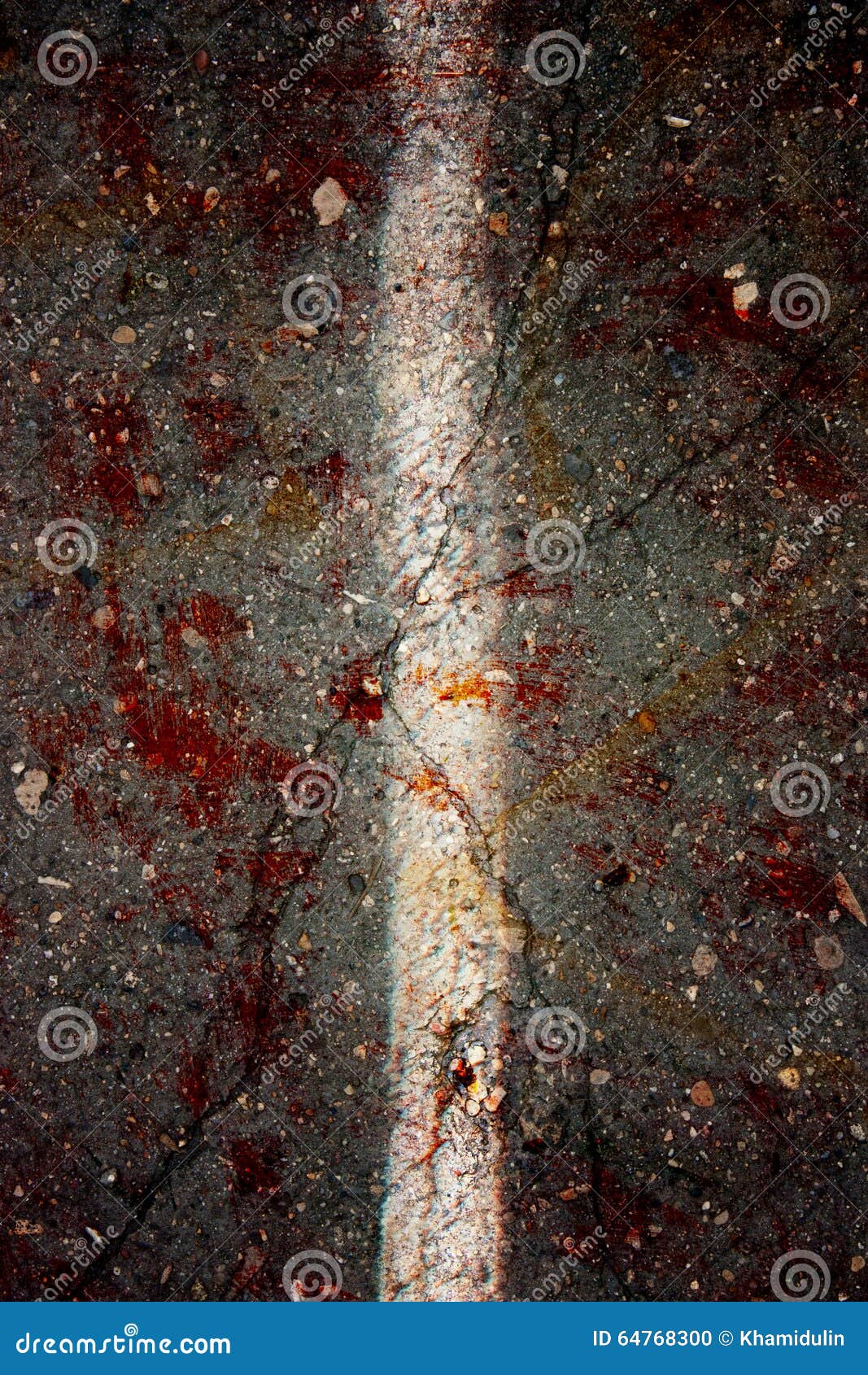 Blood on the road stock photo. Image of fast, blood, liquid - 64768300