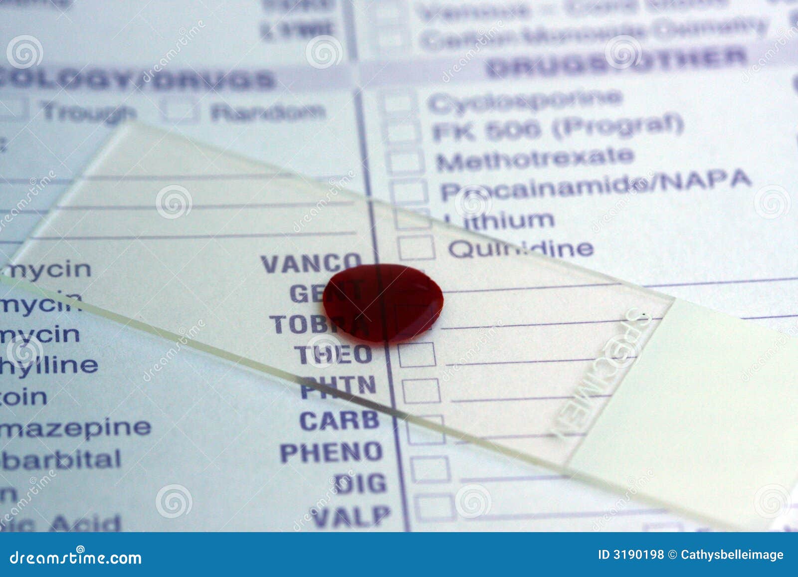 Blood sample stock photo. Image of hospital, form, medecine - 3190198