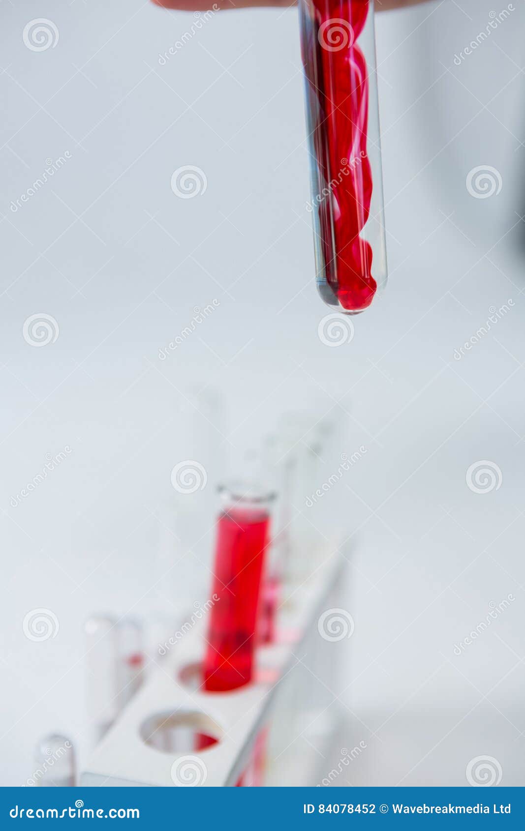 Blood Sample Being Drop into Test Tubes Stock Photo - Image of test ...