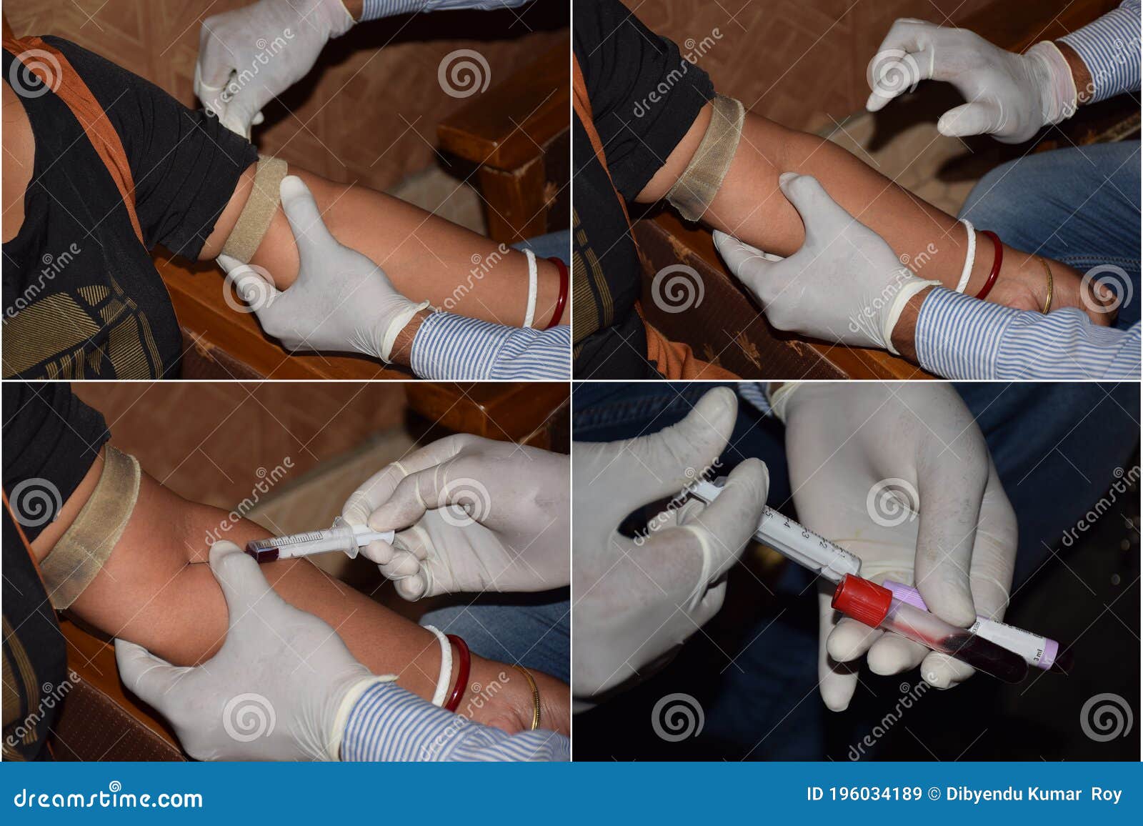 Blood Sample Collection Process Stock Image - Image of eating ...