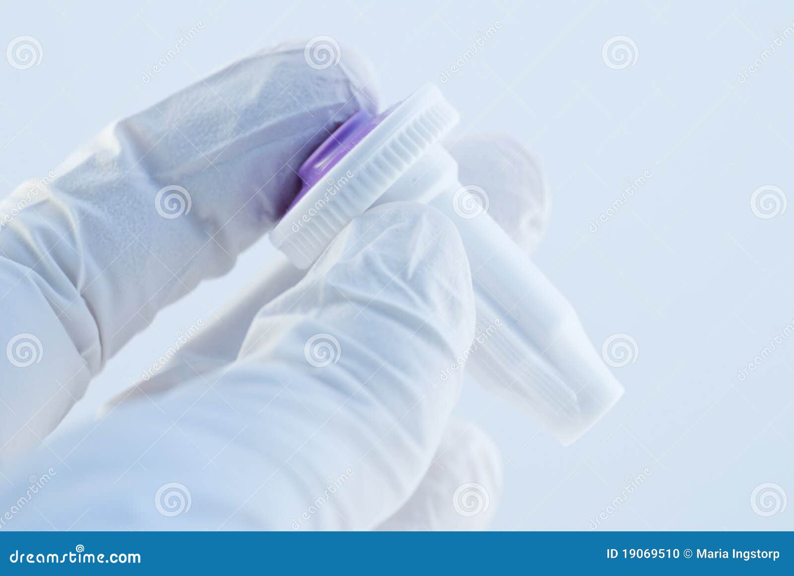 Blood sample equipment stock photo. Image of blood, hand - 19069510