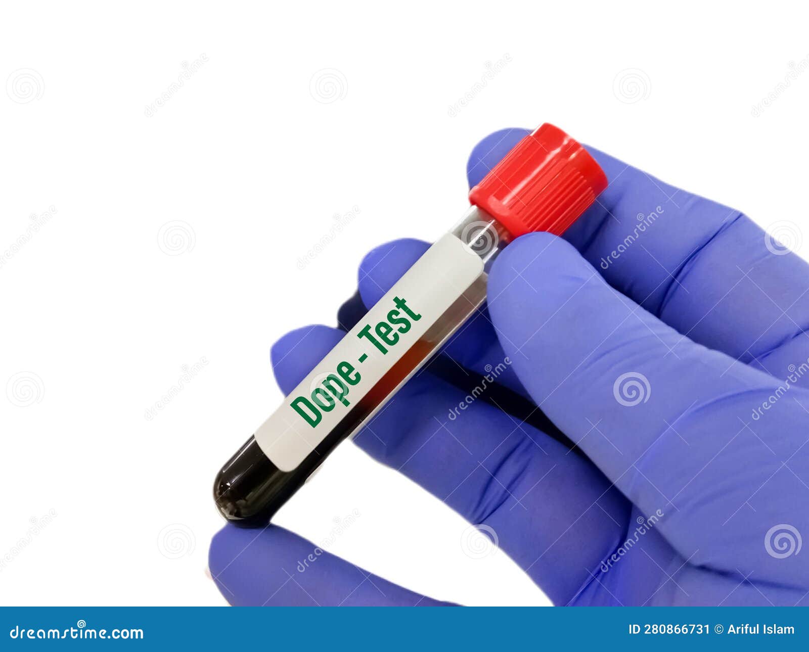 Blood Sample Tube for Dope Test. Stock Image - Image of cryoglobulin ...