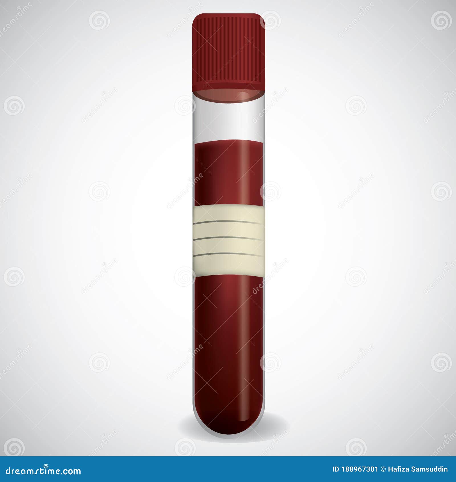 Blood Sample. Vector Illustration Decorative Design Stock Vector ...