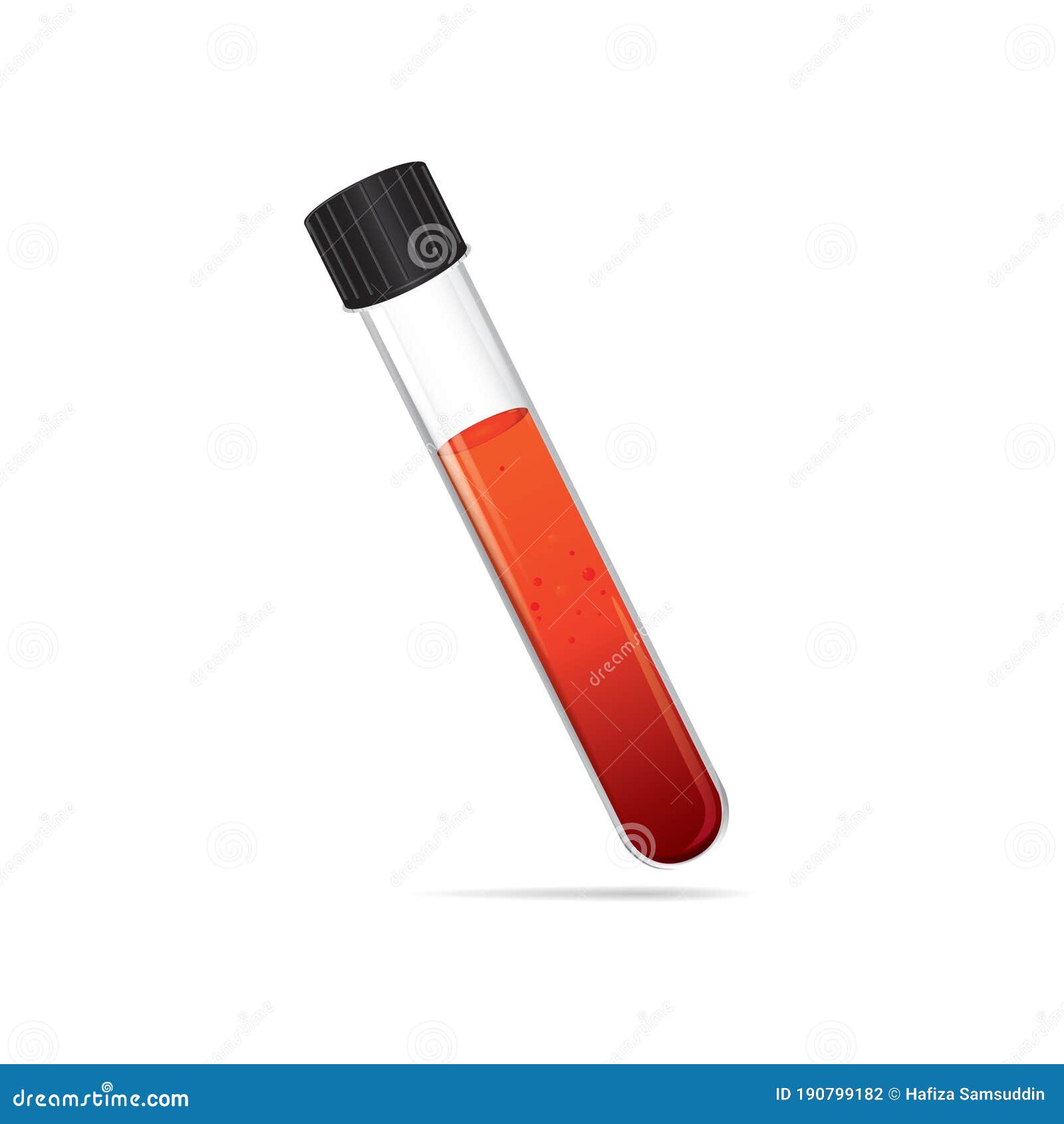 Blood Sample. Vector Illustration Decorative Design Stock Vector ...