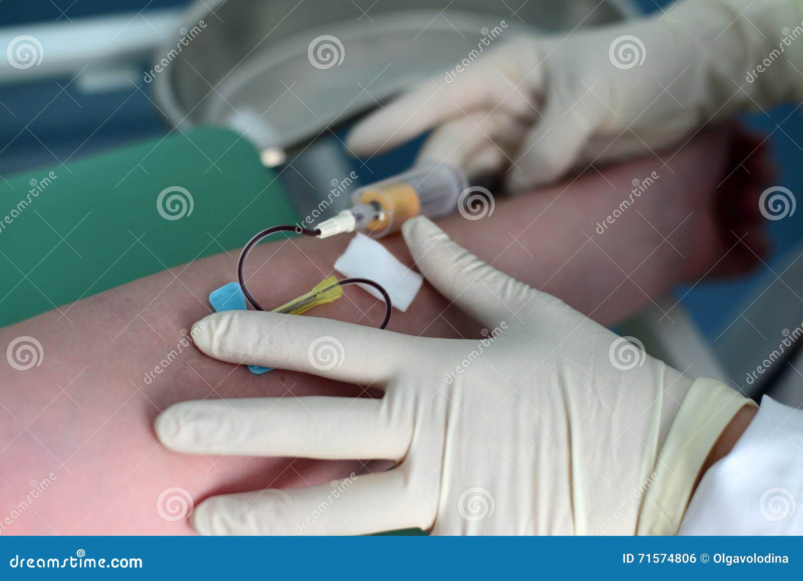 Blood Sample from a Vein in Child Stock Photo - Image of infant, brush ...