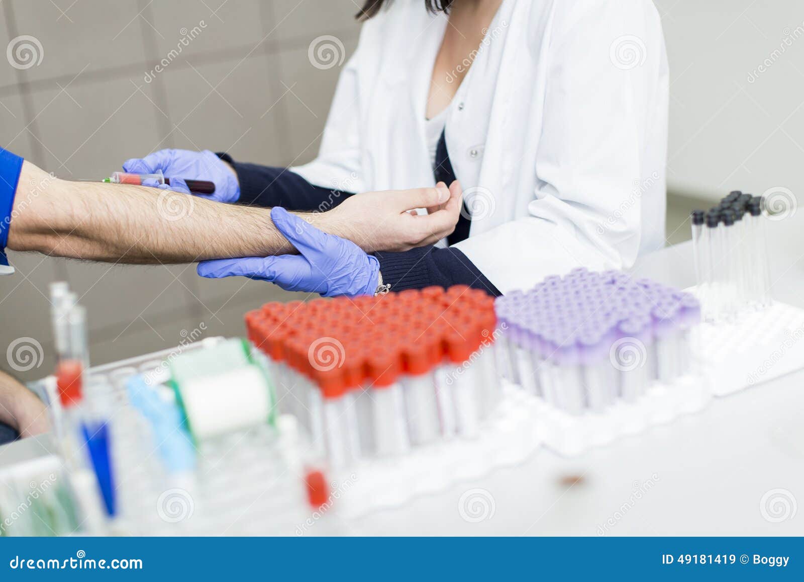 Blood sampling stock image. Image of healthy, syringe - 49181419