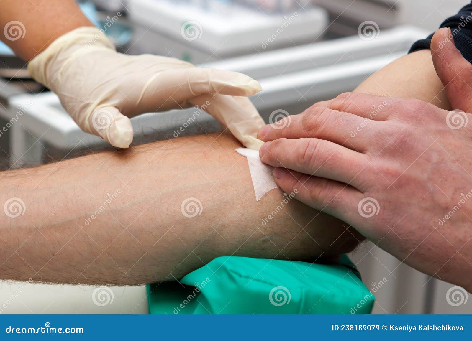 Blood Sampling Procedure for Analysis Stock Image - Image of injection ...