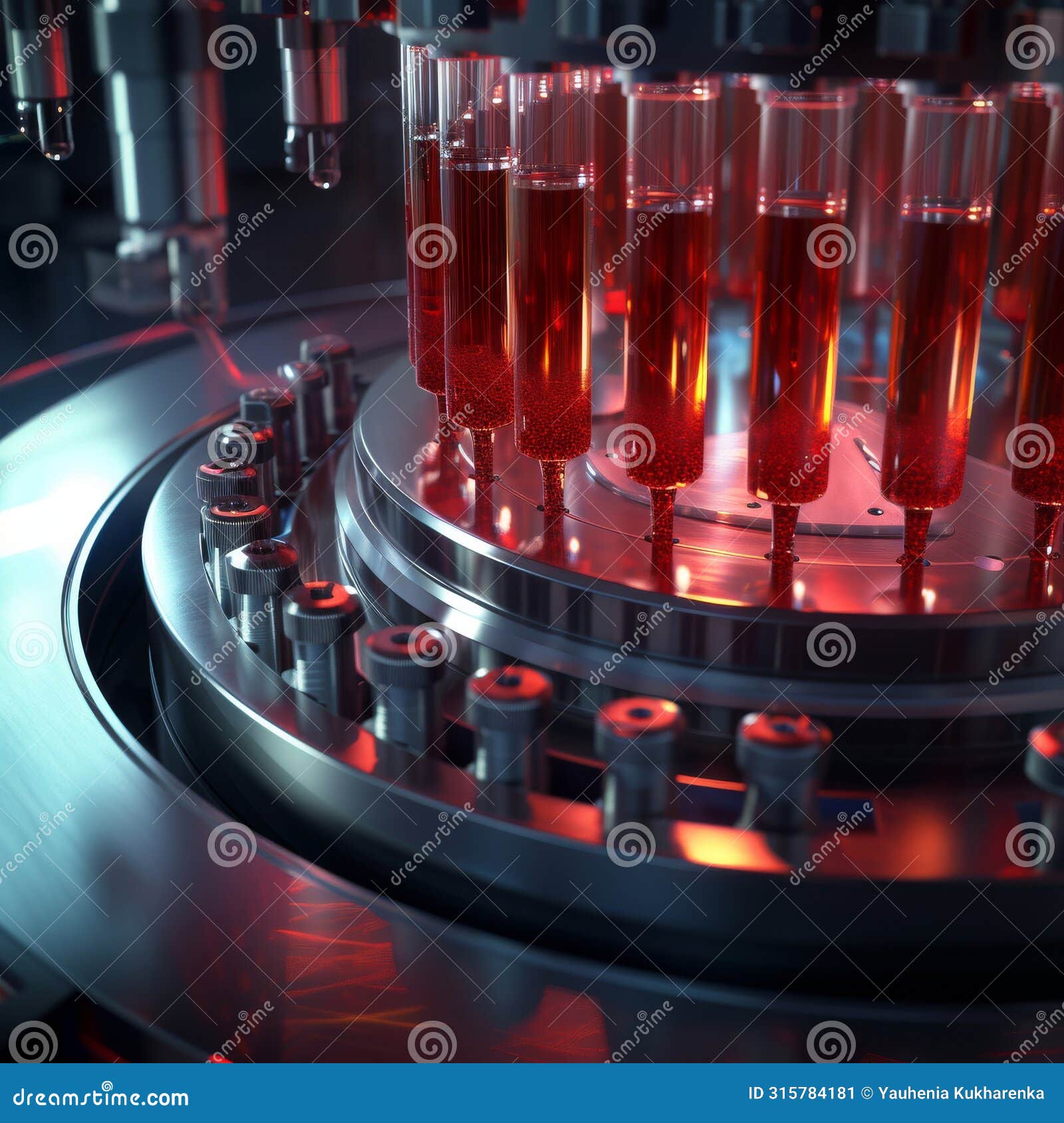 Blood Separation Process stock illustration. Illustration of chemistry ...