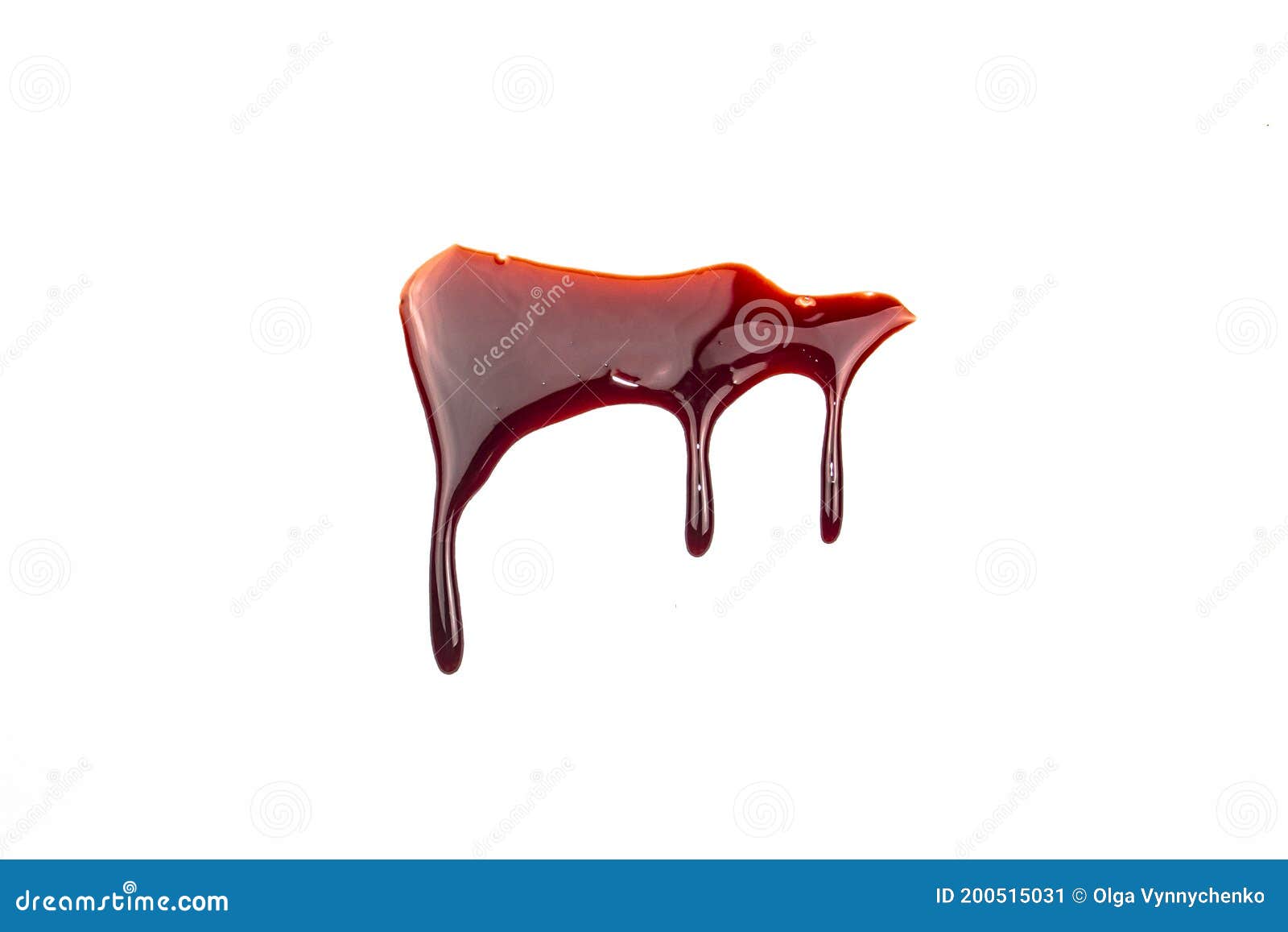 A Blood Spatter. a Blood Flowing Down. Bloody Pattern Stock Image ...