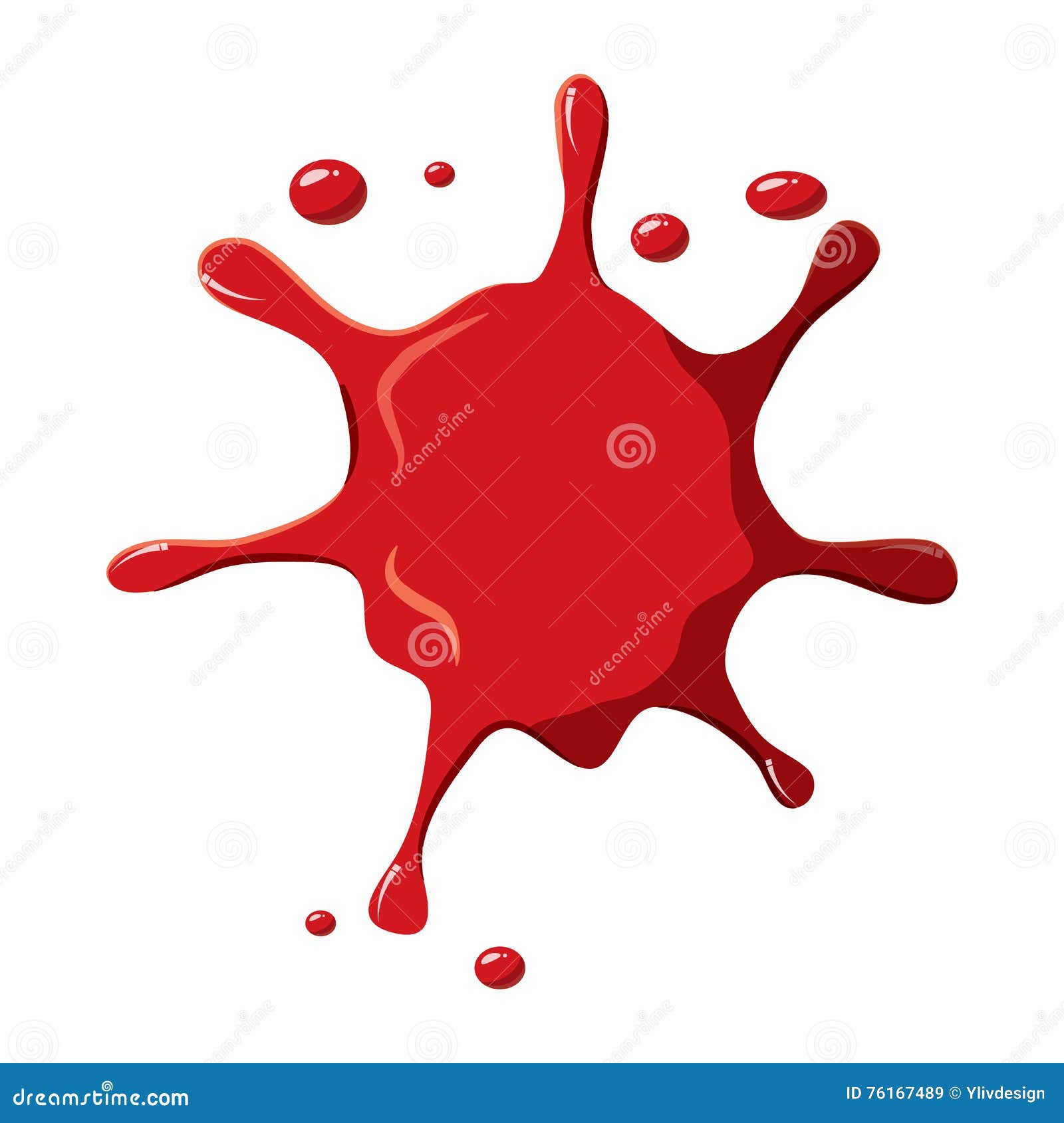 Blood Spatter Pattern Cartoon Vector | CartoonDealer.com #120253539