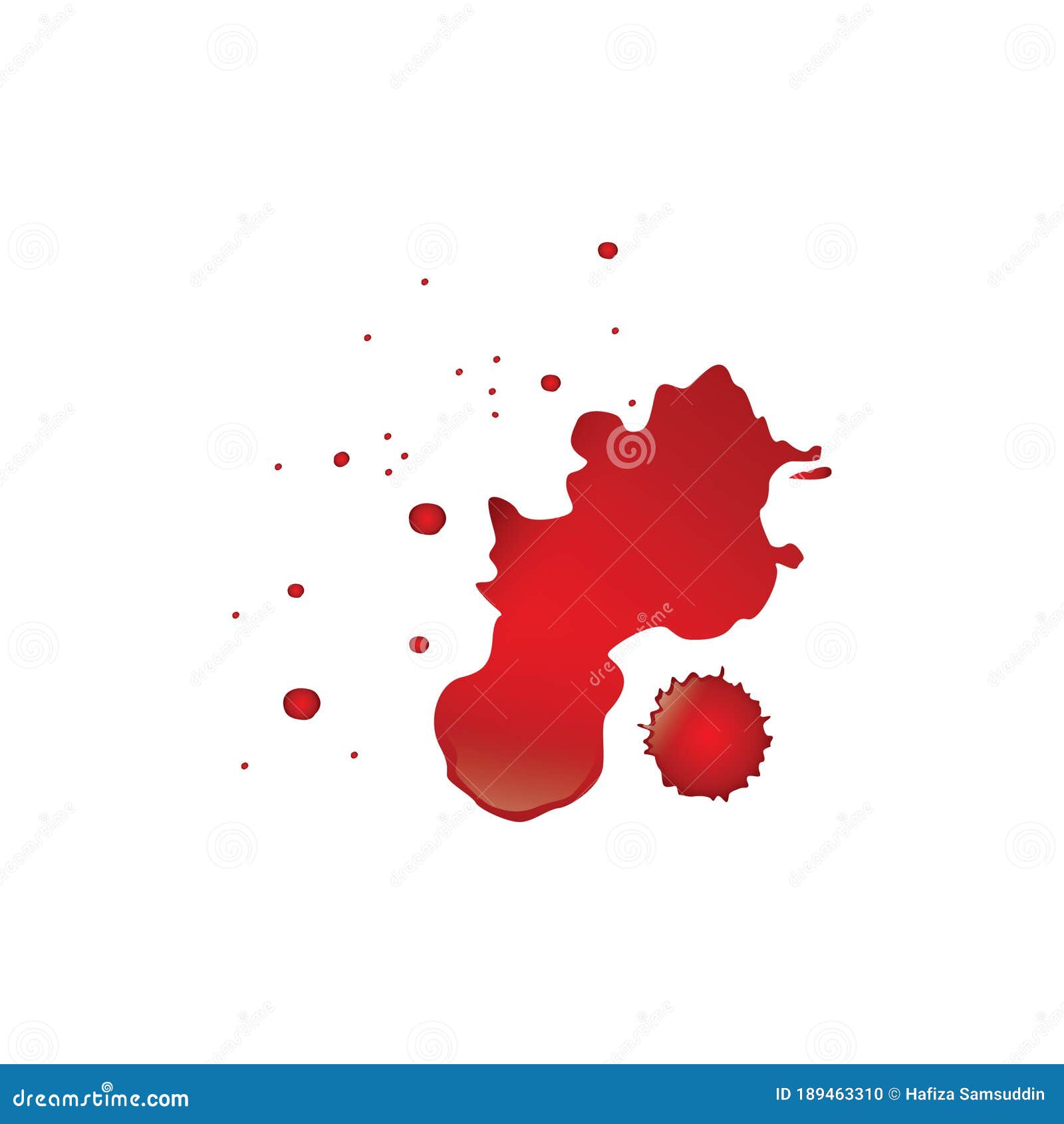 Blood Spatter. Vector Illustration Decorative Design Stock Vector ...