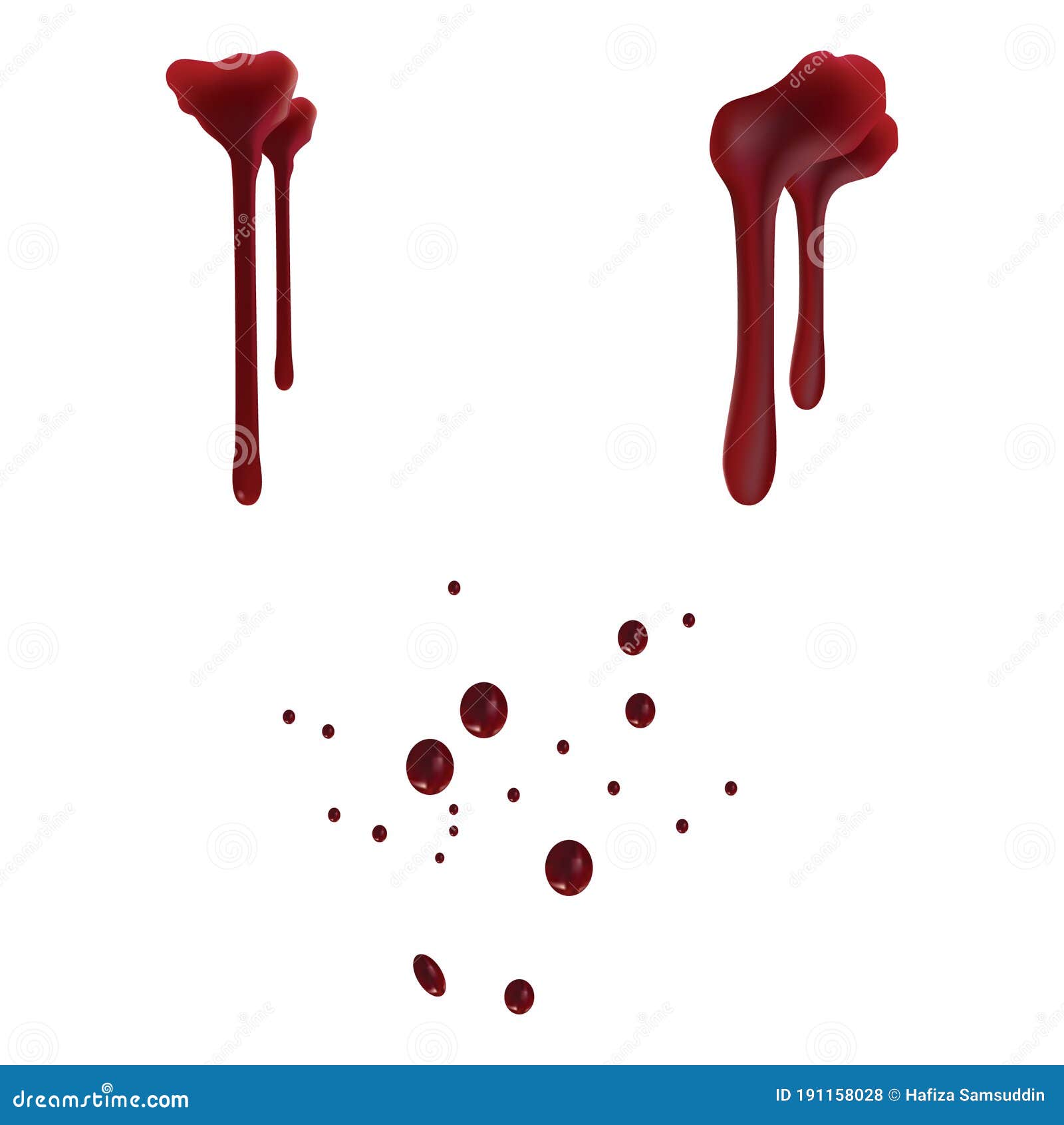 Blood Splash. Vector Illustration Decorative Design Stock Vector ...