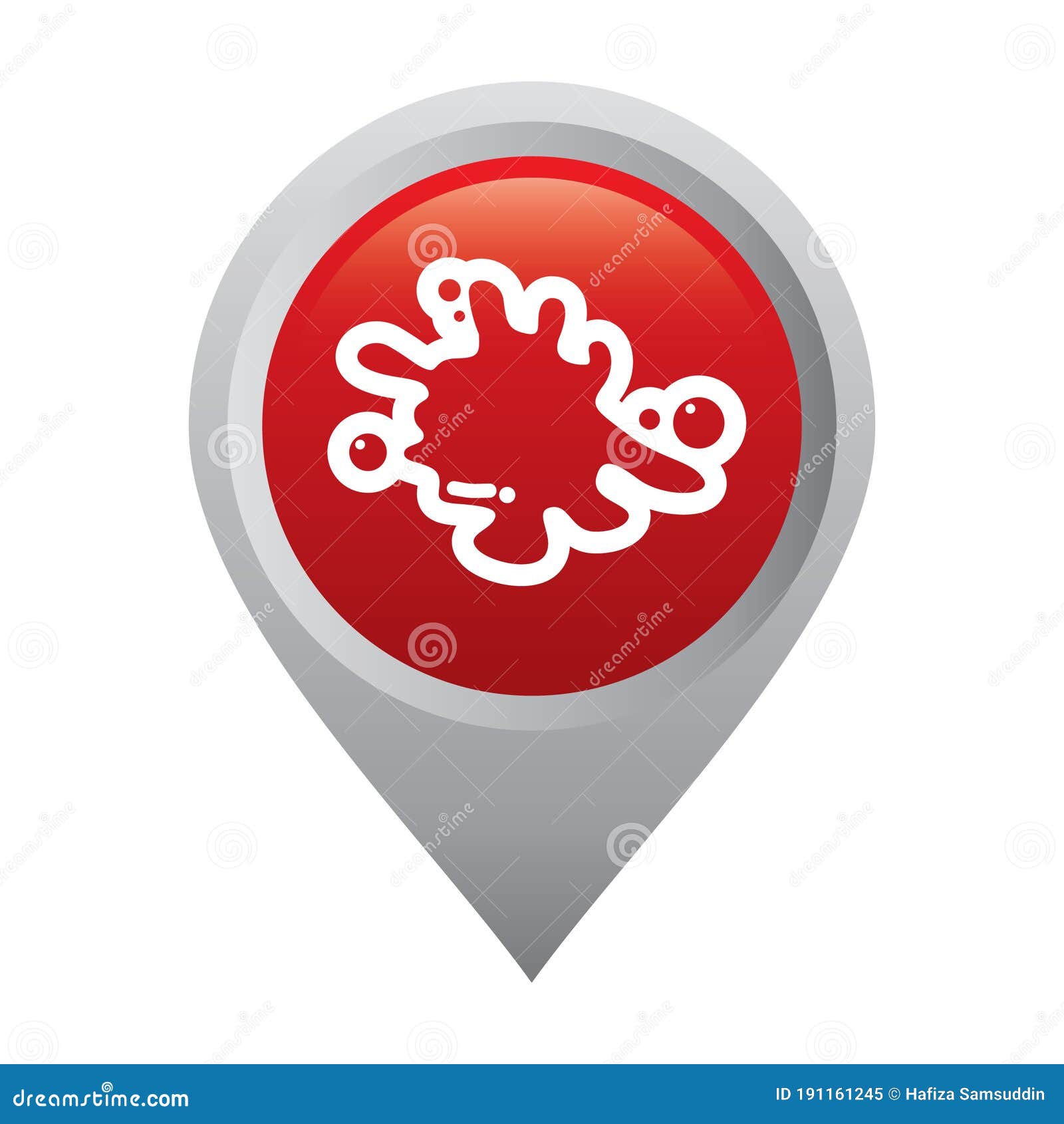 Blood Splash. Vector Illustration Decorative Design Stock Vector ...