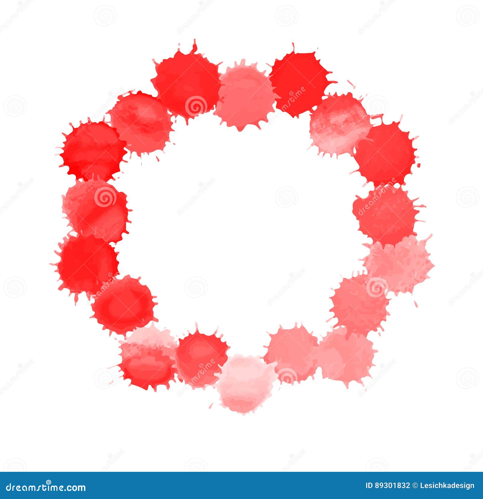 Blood splashes frame stock vector. Illustration of pattern - 89301832