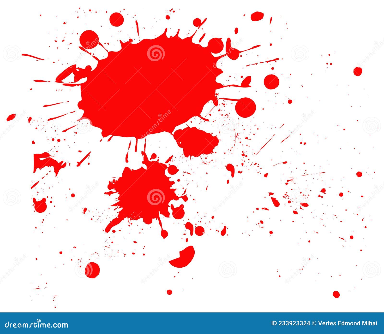 Blood Splat Vector Illustration Stock Vector - Illustration of dirty ...