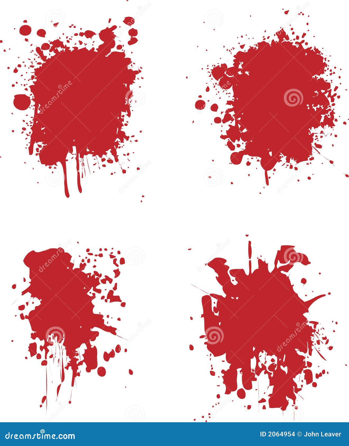 Blood splats stock illustration. Illustration of terror - 2064954