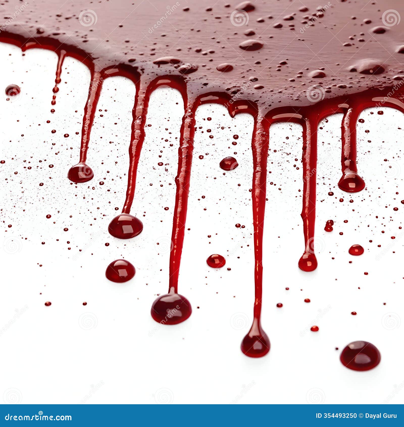 Blood Splats Dripping, Horror and Thriller Visual Effect Stock ...