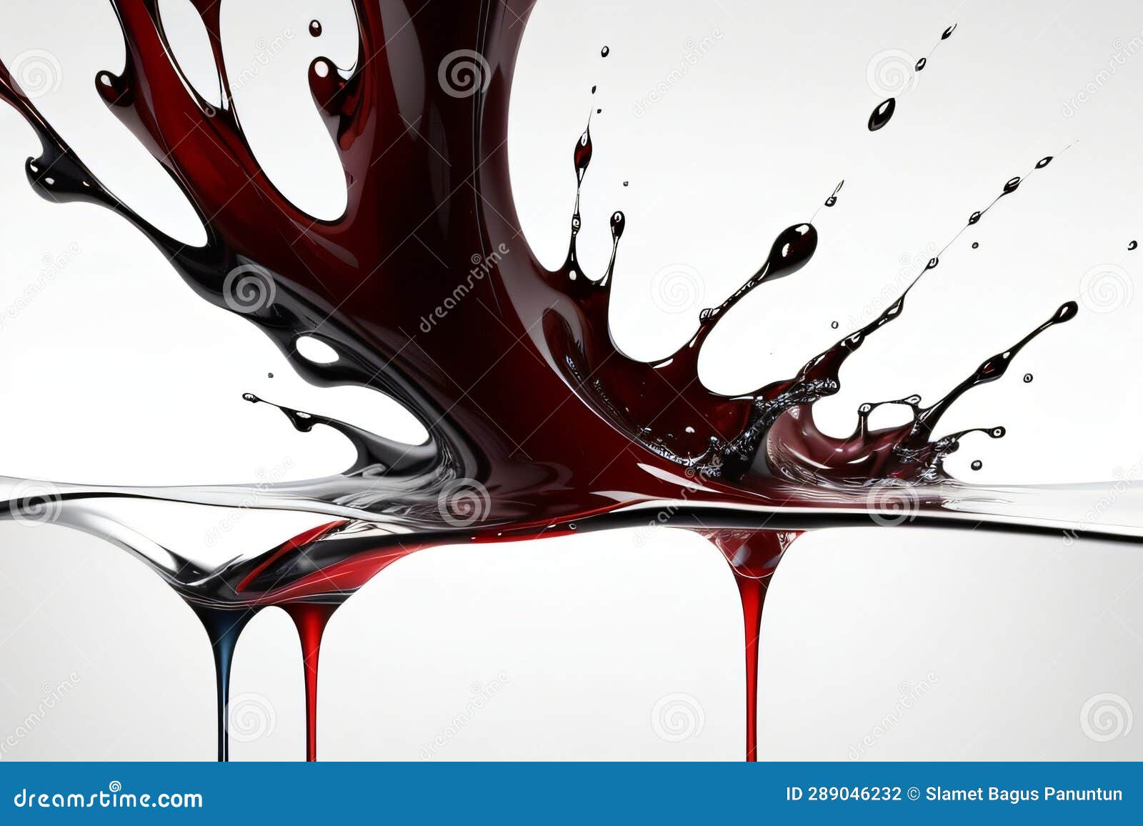 Blood Splatter Form Abstract Pattern Stock Illustration - Illustration ...