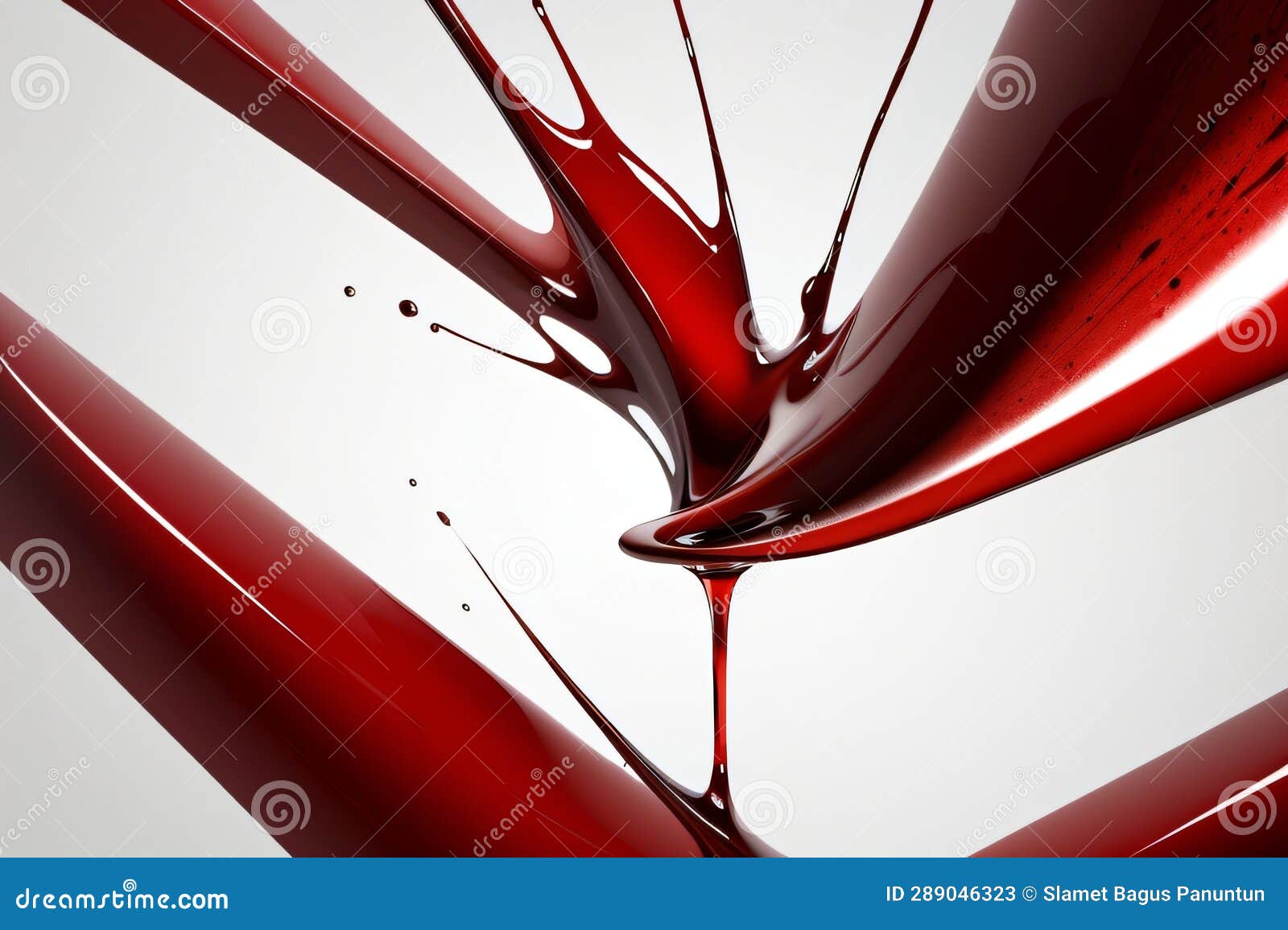 Blood Splatter Form Abstract Pattern Stock Image - Image of plant ...