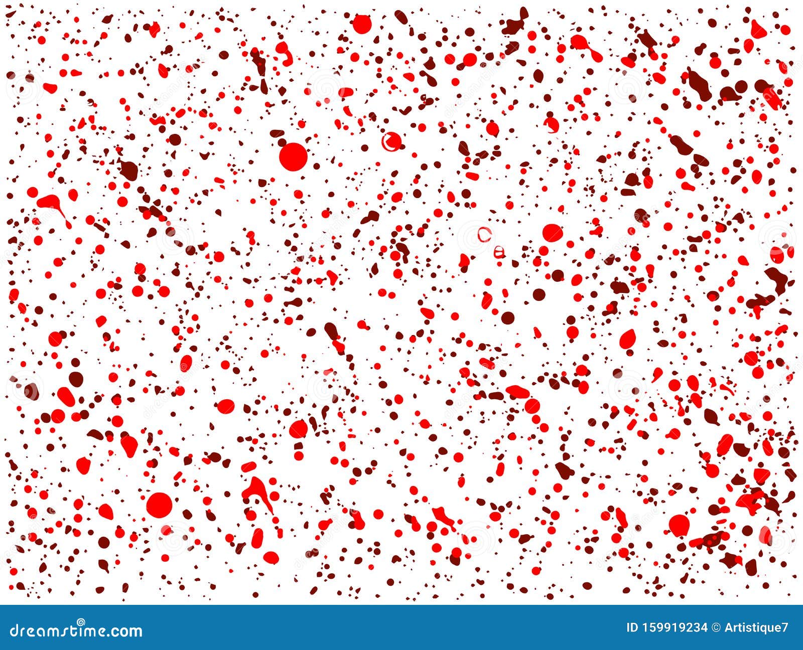 Blood Splatter on White Background Stock Vector - Illustration of donor ...