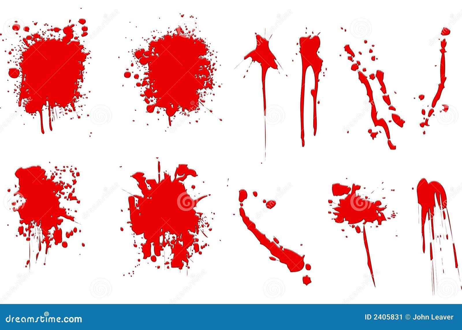 Blood splatters stock illustration. Illustration of splats - 2405831