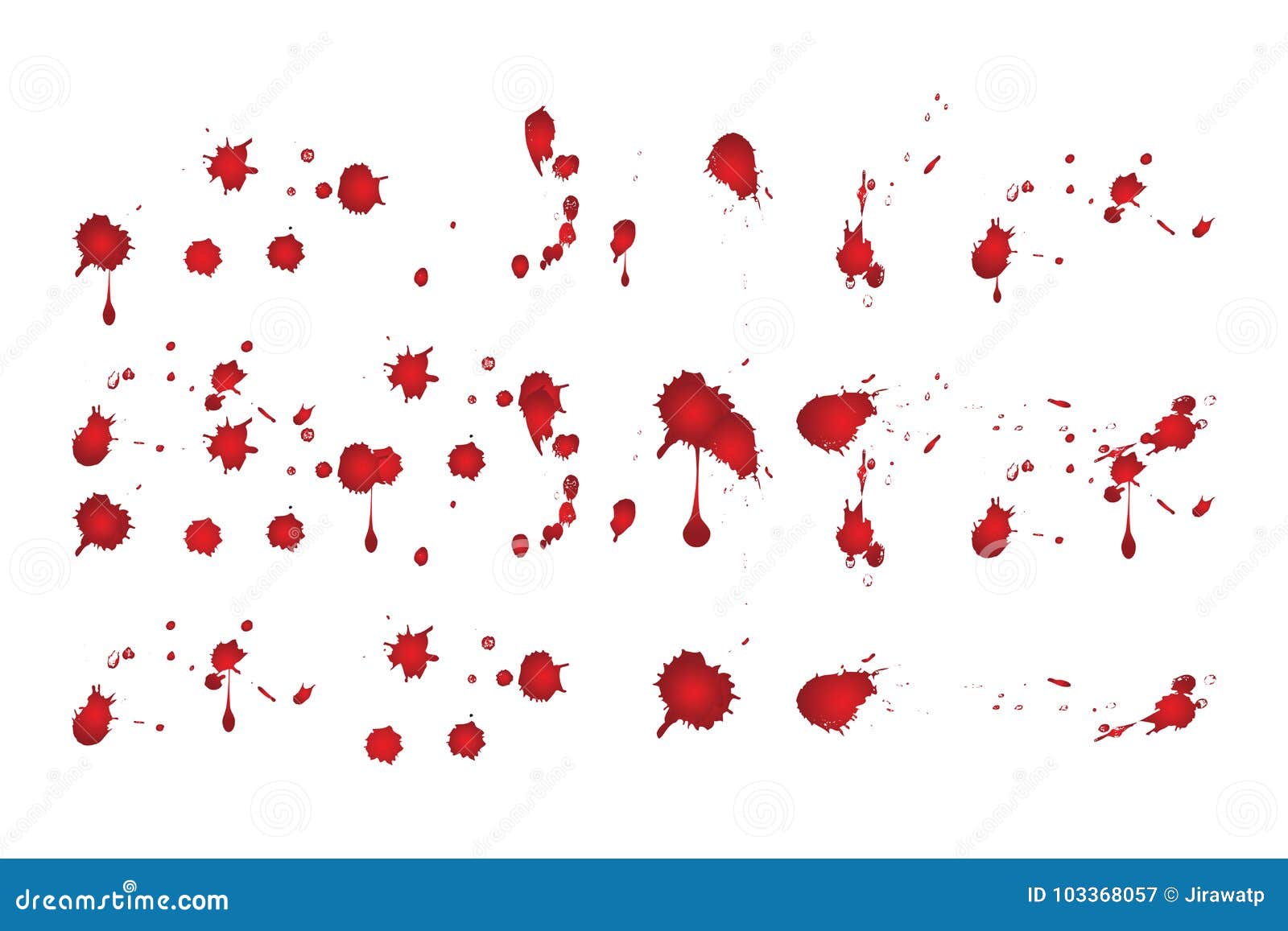Blood Splatters Vector Eps 10 Stock Vector - Illustration of paint ...