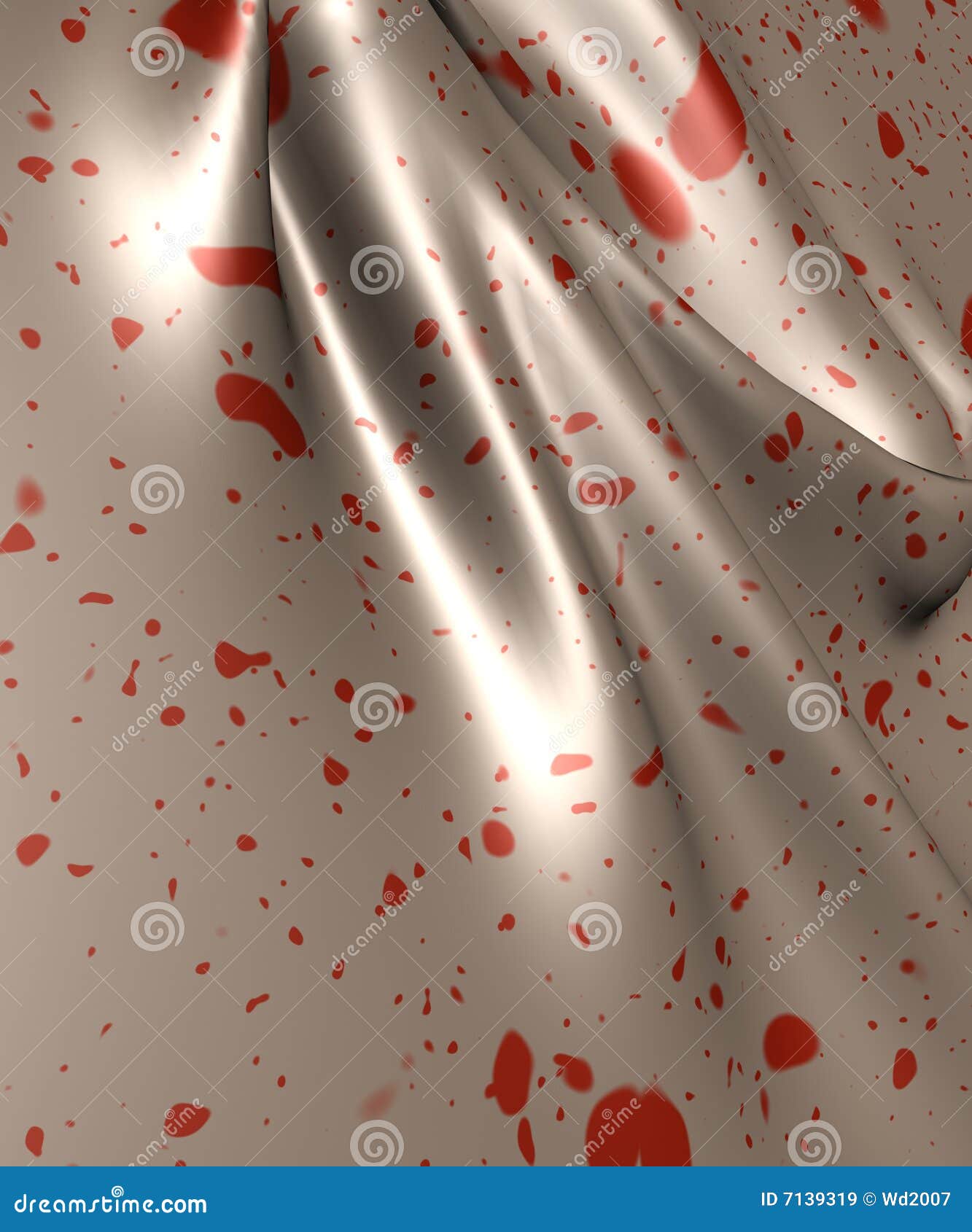 Blood Stain Silk Illustration Stock Illustration - Illustration of silk ...