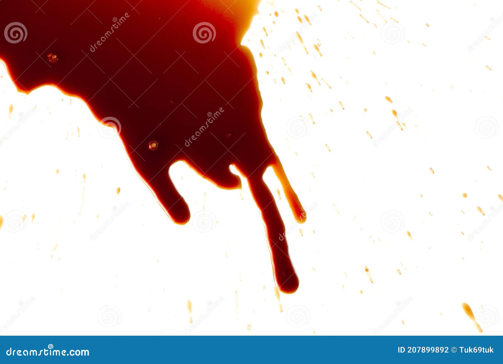Blood Stains on a White Background Stock Photo - Image of messy, bright ...