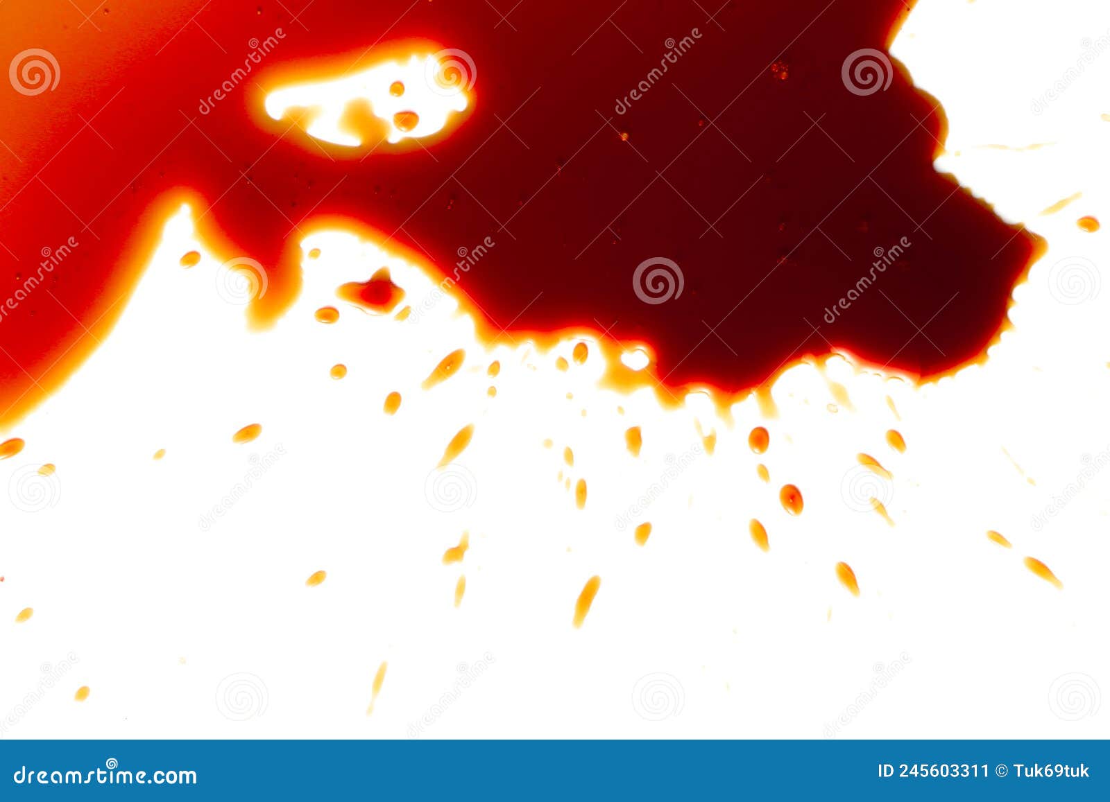 Blood Stains on a White Background Stock Image - Image of gouache ...