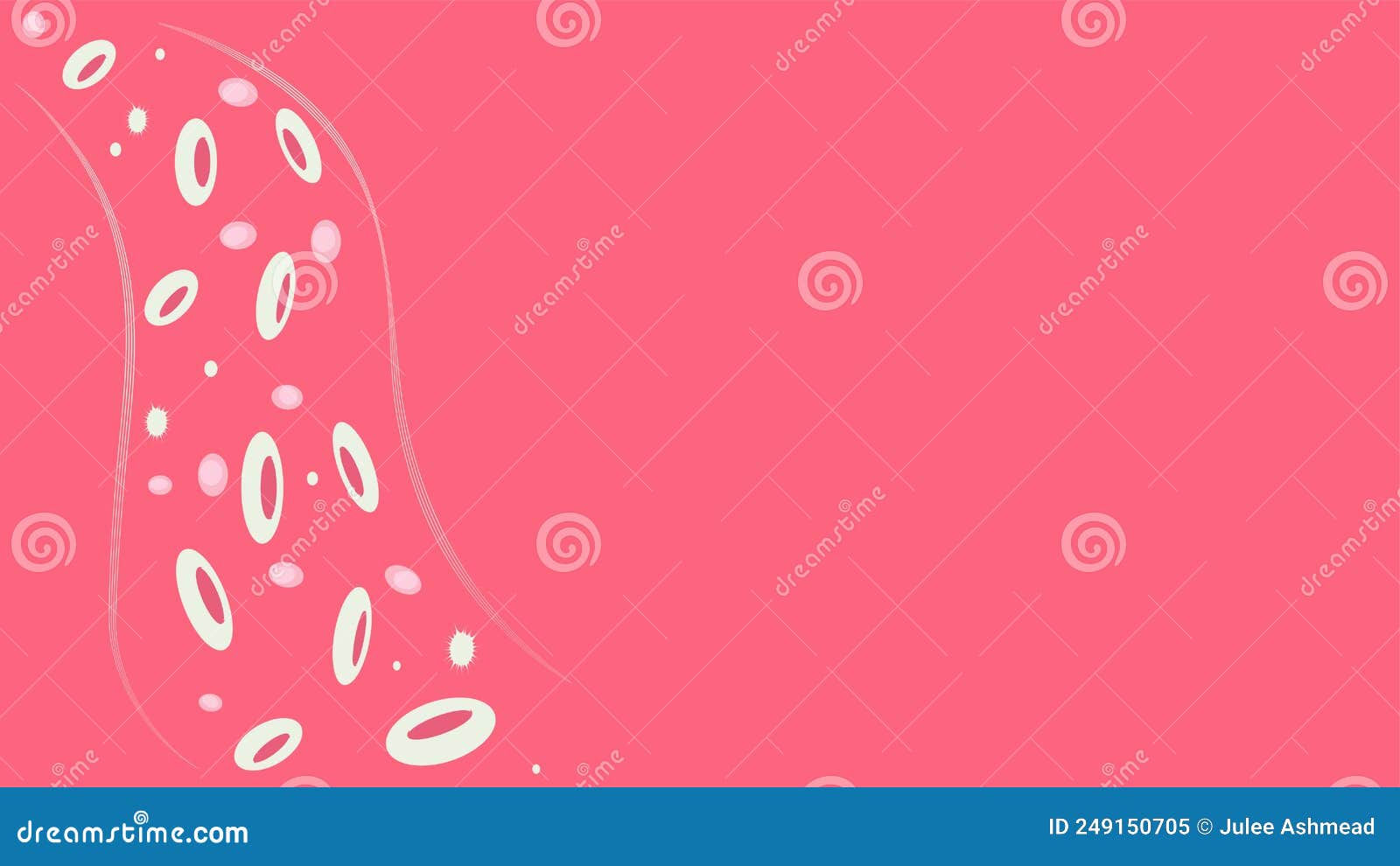 Bloodstream Background Graphic Illustration Vector Stock Vector ...