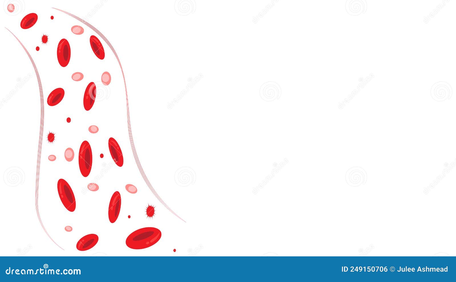 Bloodstream Background Graphic Illustration Vector Stock Vector ...