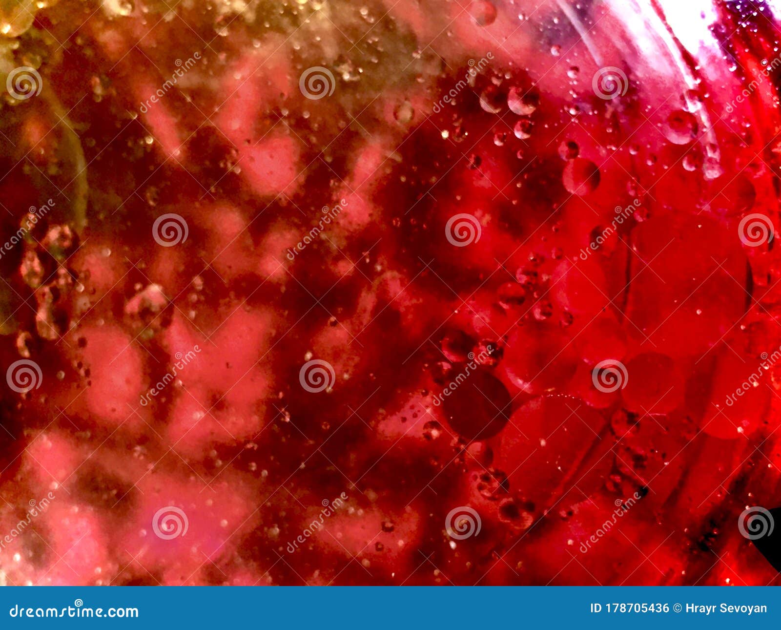 Blood Structural Bubbles, Dark Blurred Background. Medication Wallpaper ...