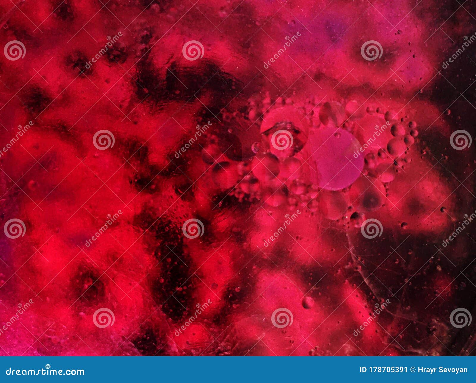 Blood Structural Bubbles, Dark Blurred Background. Medication Wallpaper ...