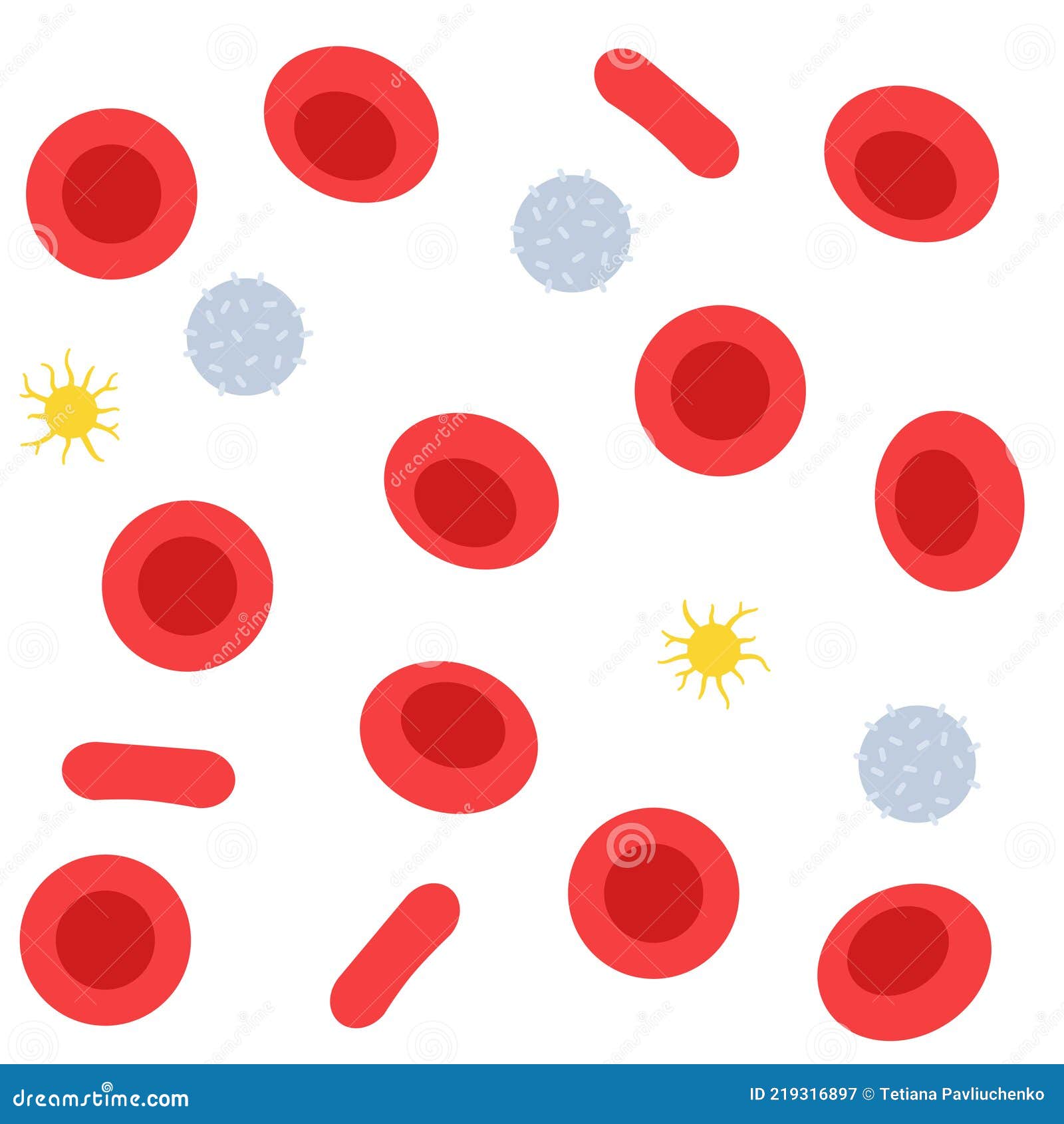 Blood structure concept stock vector. Illustration of science - 219316897